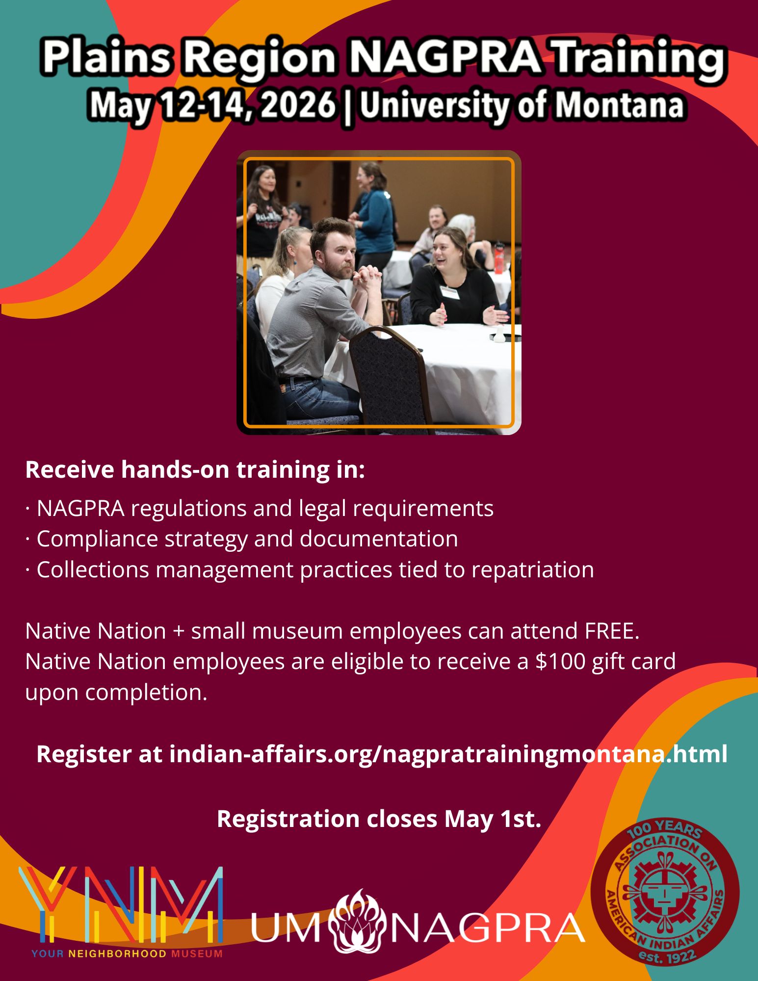 Plains Region NAGPRA Training 2026 | University of Montana